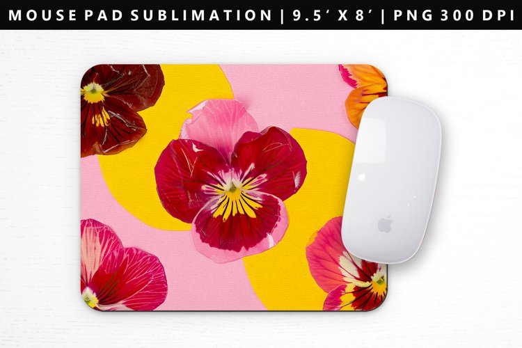 Flower Mouse Pad Design | Mouse Pad Sublimation (5244194)