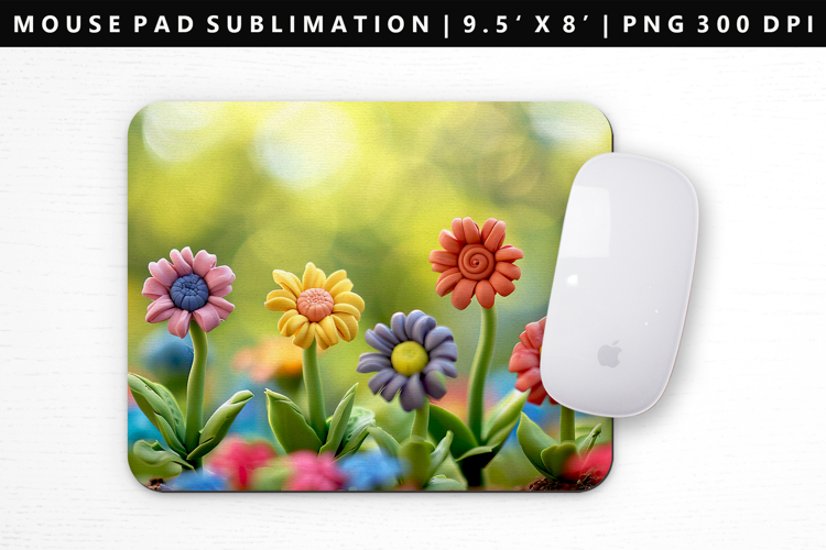 Flower Mouse Pad Design | Mouse Pad Sublimation (5363755)