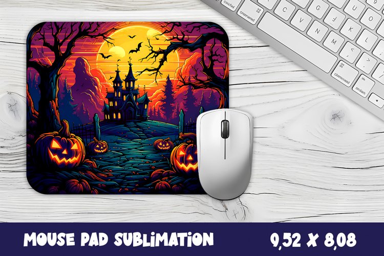 Mouse pad design | Halloween mousepad sublimation (2881449)