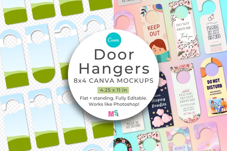 Door Hanger Template Canva | Design Bundles