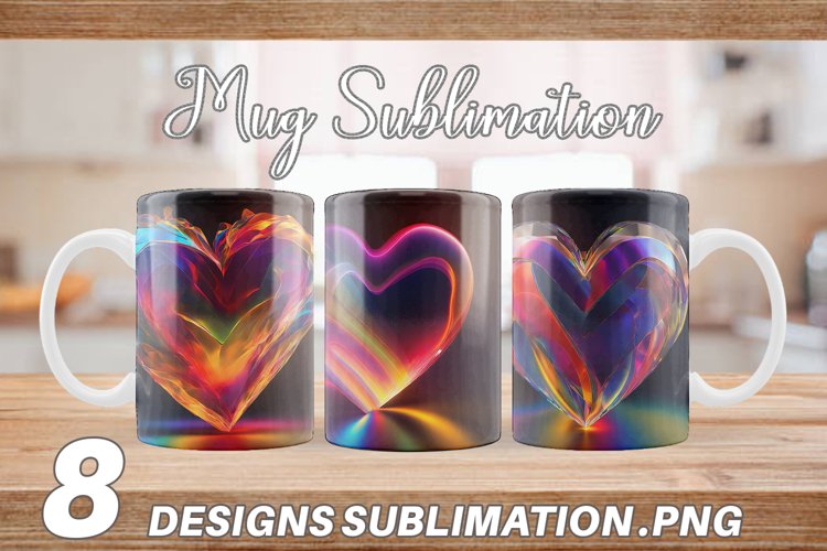 Mug sublimation background