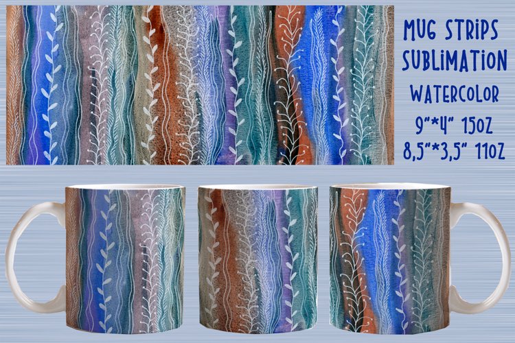 Mug stripes sublimation (1815537)