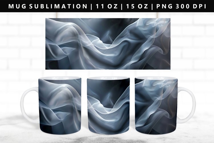 Organic Form 11oz, 15oz Mug Sublimation | Mug Wrap (4797419)