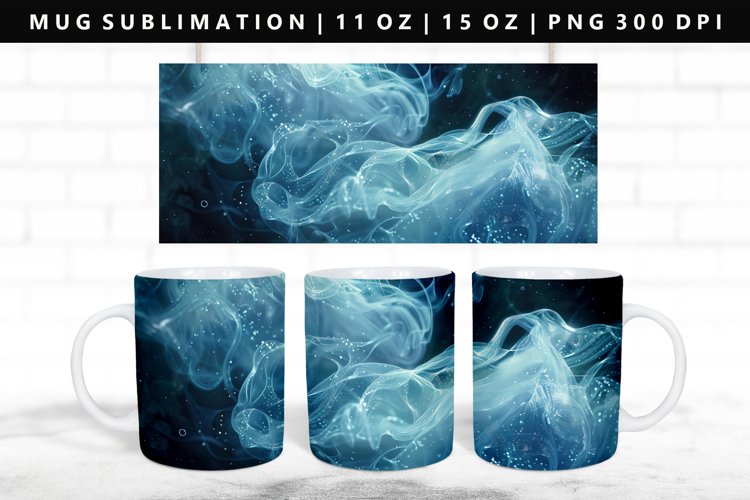 Organic Form 11oz, 15oz Mug Sublimation | Mug Wrap (4797436)
