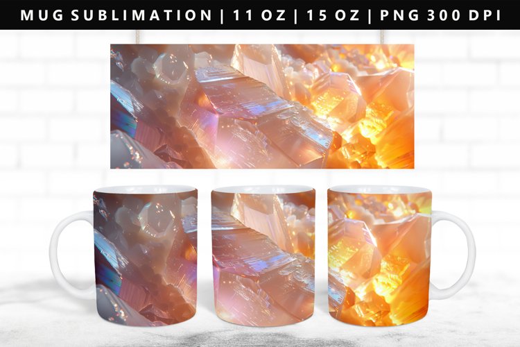 Organic Form 11oz, 15oz Mug Sublimation | Mug Wrap (4797471)
