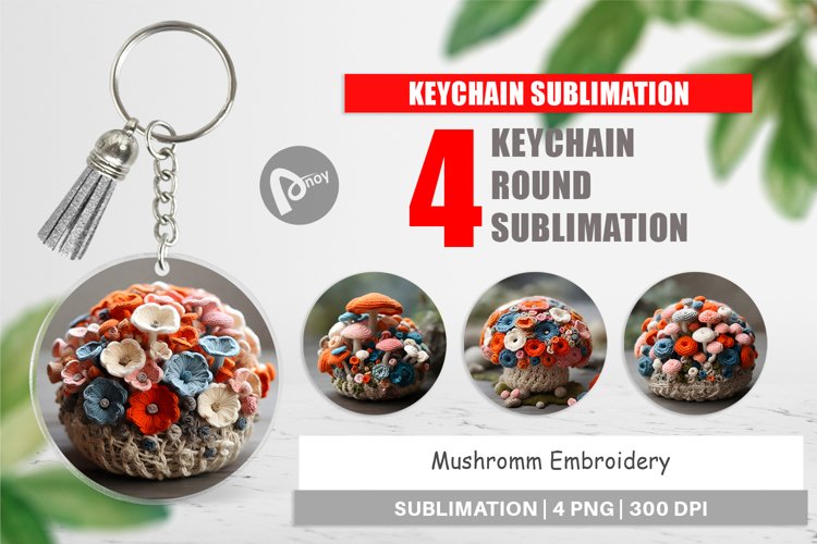 12 Bundle Keychain Sublimation Designs