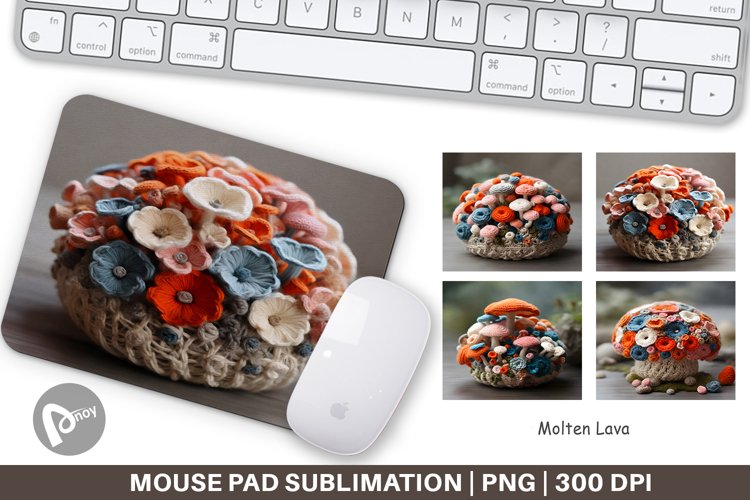 Mouse Pad Mushromm Embroidery (3595417)
