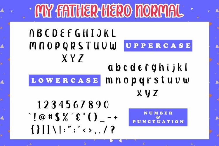 My Hero Father - Quirky Father Day Font - Free Font Of The Week | Font ...