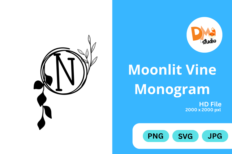 Moonlit Vine Monogram (5862082)