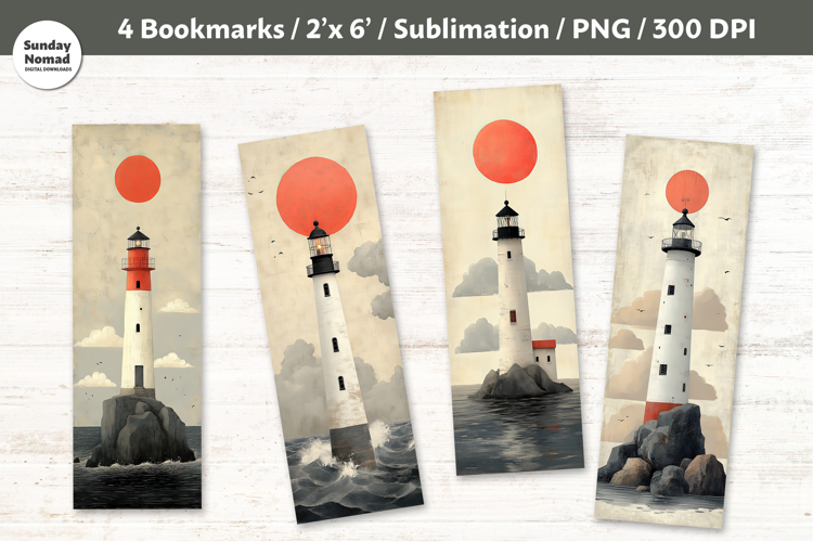 Nautical Bookmark , Printable Crafts, 4 PNG (5615091)