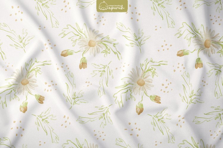 Neutral Flower Seamless Pattern (3754580)