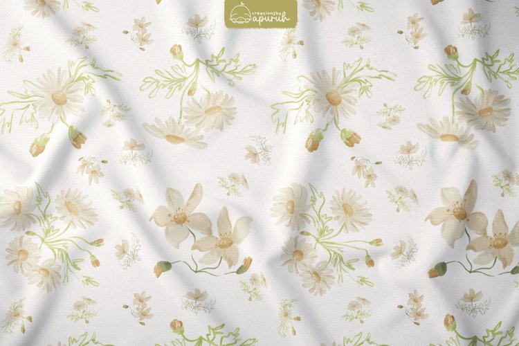 Neutral Flower Seamless Pattern (3754604)