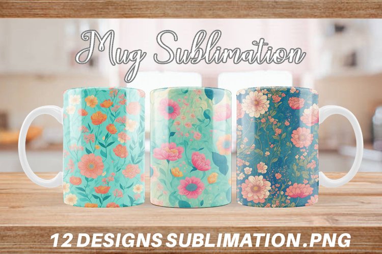 Mug sublimation background