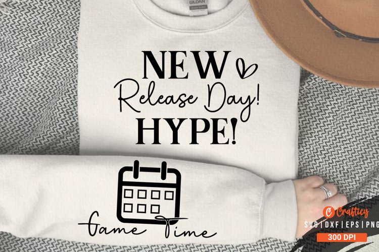 New Release Day Hype Sleeve,Video Game SVG