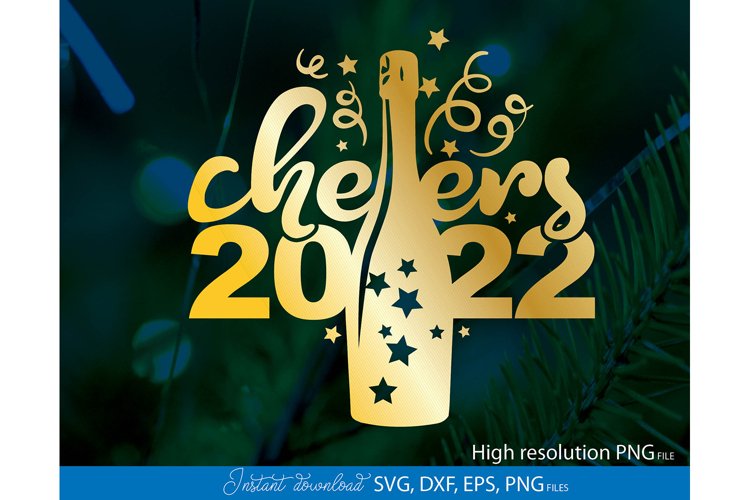 New Year SVG, 2022 SVG, New Year sublimation png, 2022 png