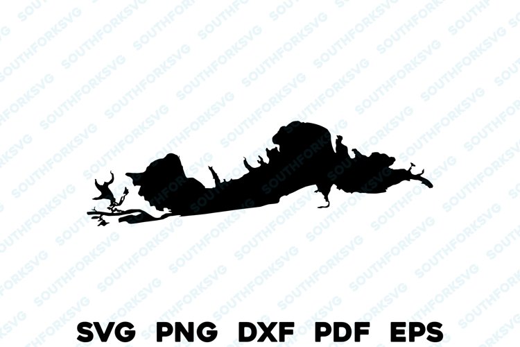 Nimrod Lake Arkansas Map Silhouette Shape Design