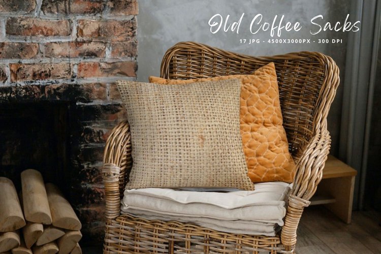 Realistic Old Coffee Sacks - 17 Digital Textures JPG