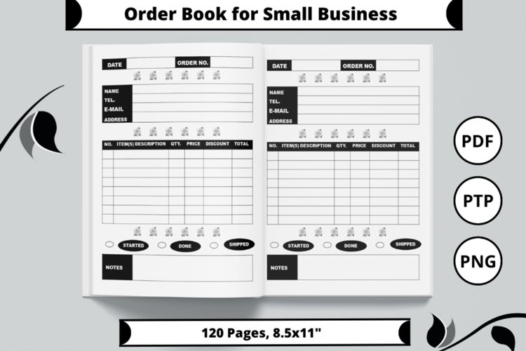 Order Book for Small Business - KDP Interior