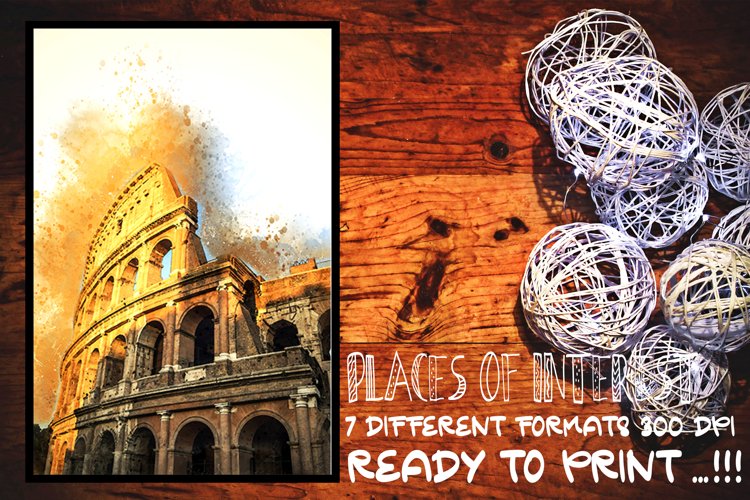 Places of interest printable graphics Pack 33 JPG 300 dpi