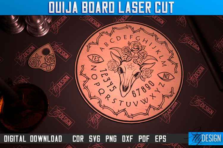 Ouija Board | Spirit Board | Mystical Design | (4464409)
