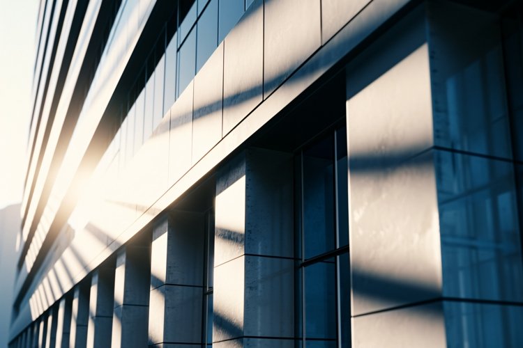 Wall Mounted Sign on Building Mockup (3649559)