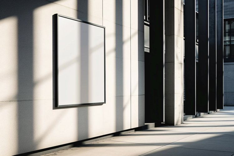 Wall Mounted Sign on Building Mockup (3649561)