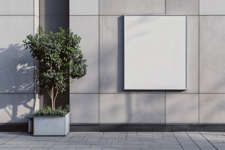 Signage Mockup on Building Wall (3649591)