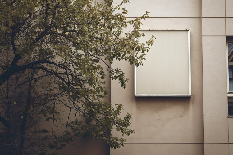 Wall Mounted Sign on Building Mockup (3649607)