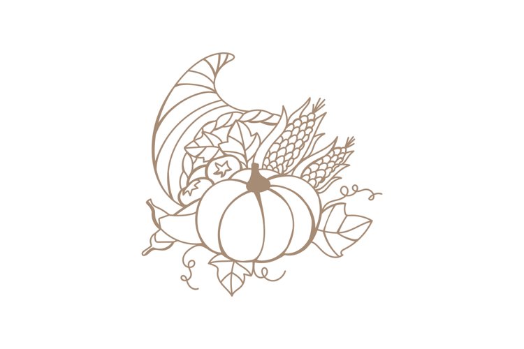 Outline Cornucopia (1520696)