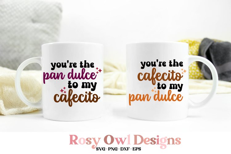 Pan Dulce, Cafecito SVGs | Mini Coffee Mug Bundle
