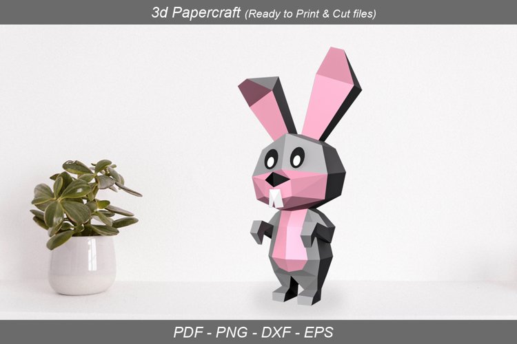 Easter bunny - 3d papercraft