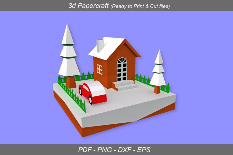 DIY Snow house- 3d papercraft