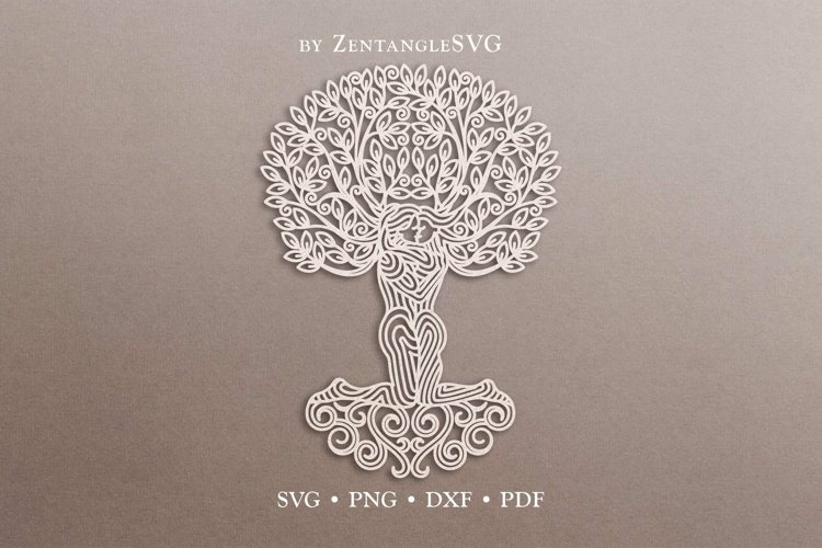 Tree of Love SVG, Wedding Paper cutting craft, Paper cut SVG