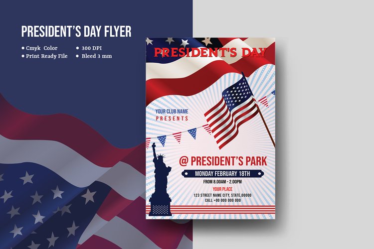Us Presidents Day Flyer