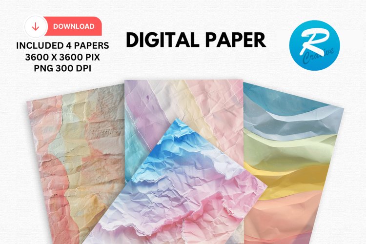 Pastel Digital Paper, Pastel Background