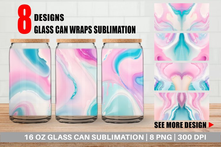 Glass Can Wraps Bundle