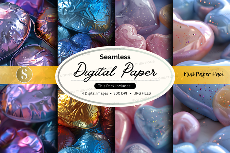 Seamless digital paper: mini paper pack