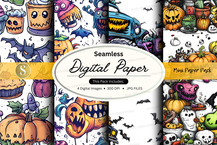 Halloween themed digital paper pack (6563440)