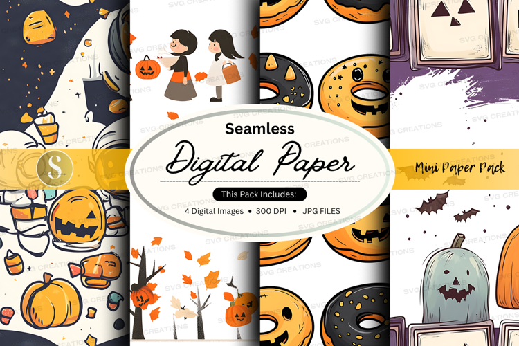 Halloween themed digital paper pack (6563474)