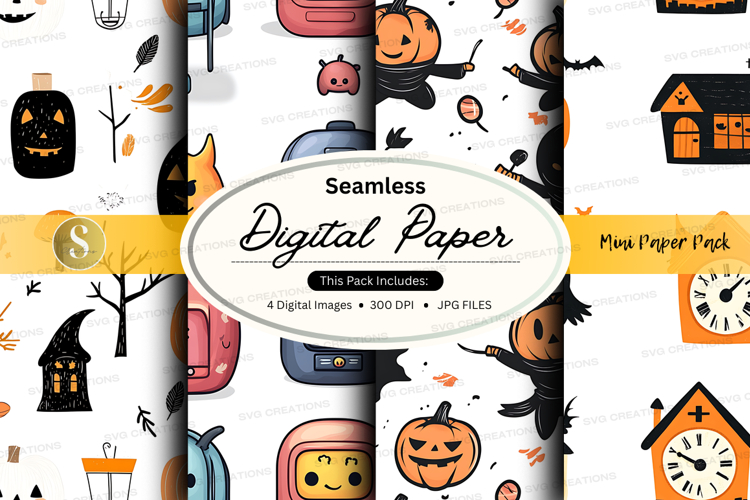 Halloween themed digital paper pack (6563528)