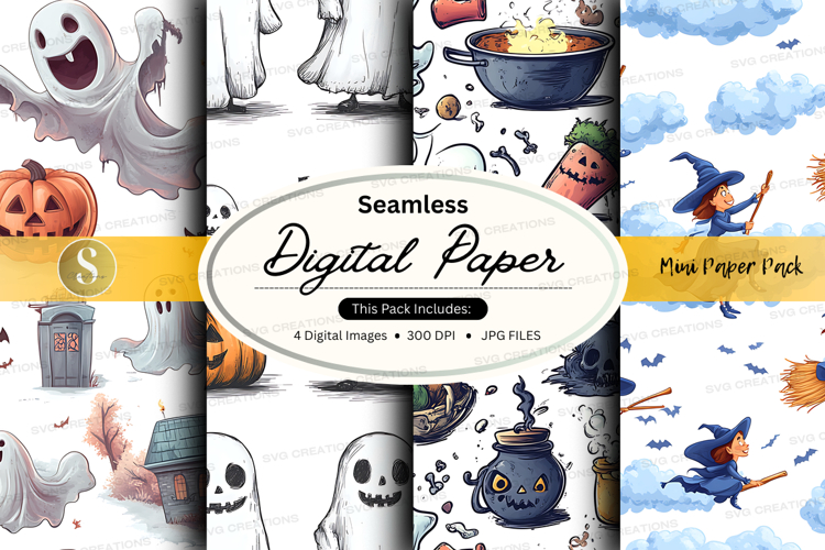 Halloween themed digital paper pack (6563412)