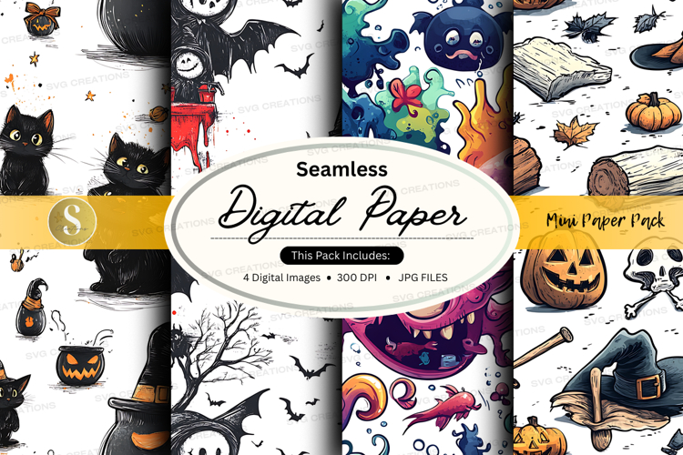 Halloween themed digital paper pack (6563413)