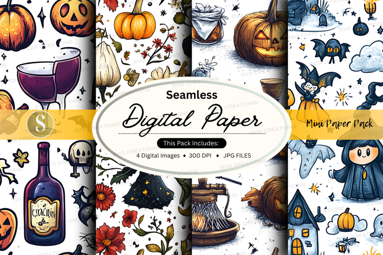 Halloween themed digital paper pack (6563414)