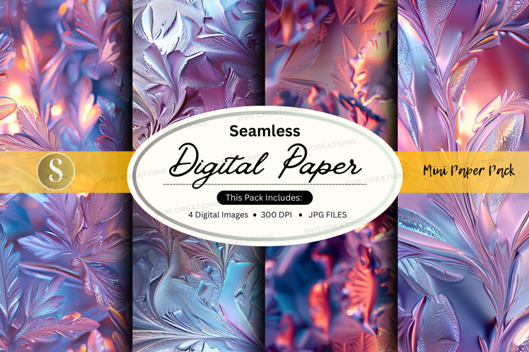 Seamless digital paper mockup - mini paper pack (6573443)