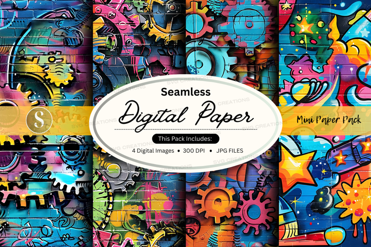 Seamless digital paper - mini paper pack (6543072)
