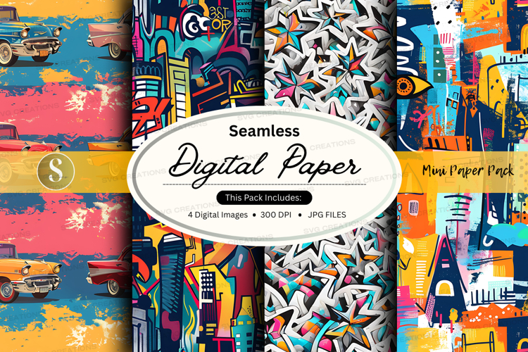 Seamless digital paper - miss paper pack (6542925)