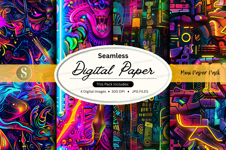Seamless digital paper pack - multi paper pack (6543179)