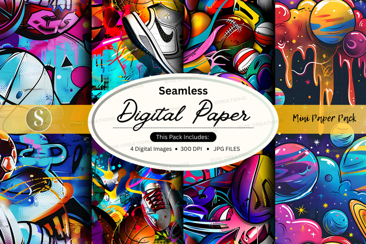 Seamless digital paper mini paper pack (6542976)