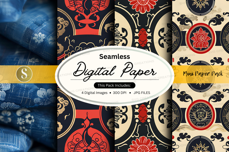 Seamless digital paper pattern pack (6553514)