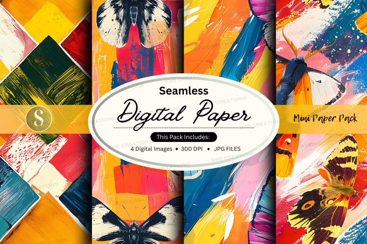 Seamless digital paper mini paper pack (6568867)